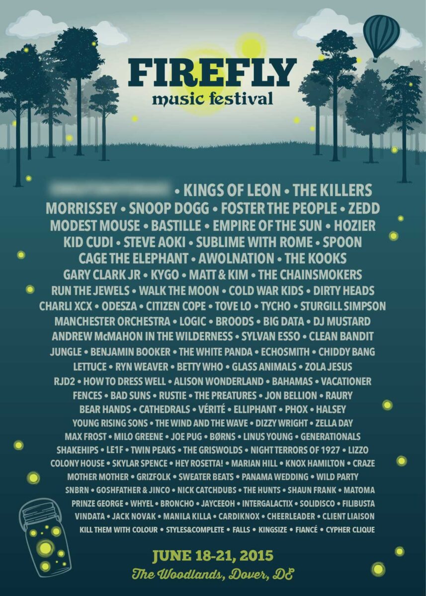 Firefly Music Festival announces lineup