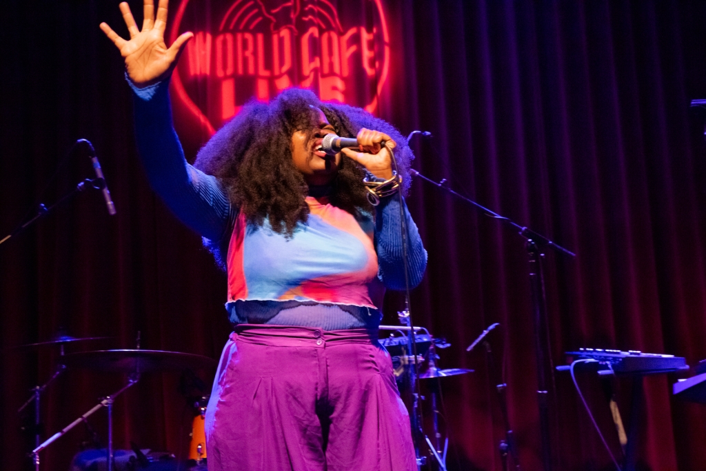 Danielle Ponder packs the lounge at World Cafe Live - WXPN | Vinyl At Heart