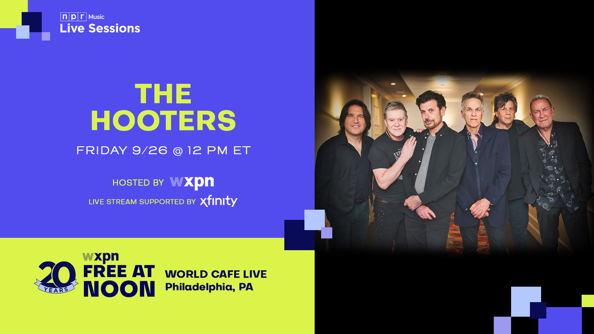 WXPN Celebrates 1000th Concert With Philadelphia Legends, The Hooters ...