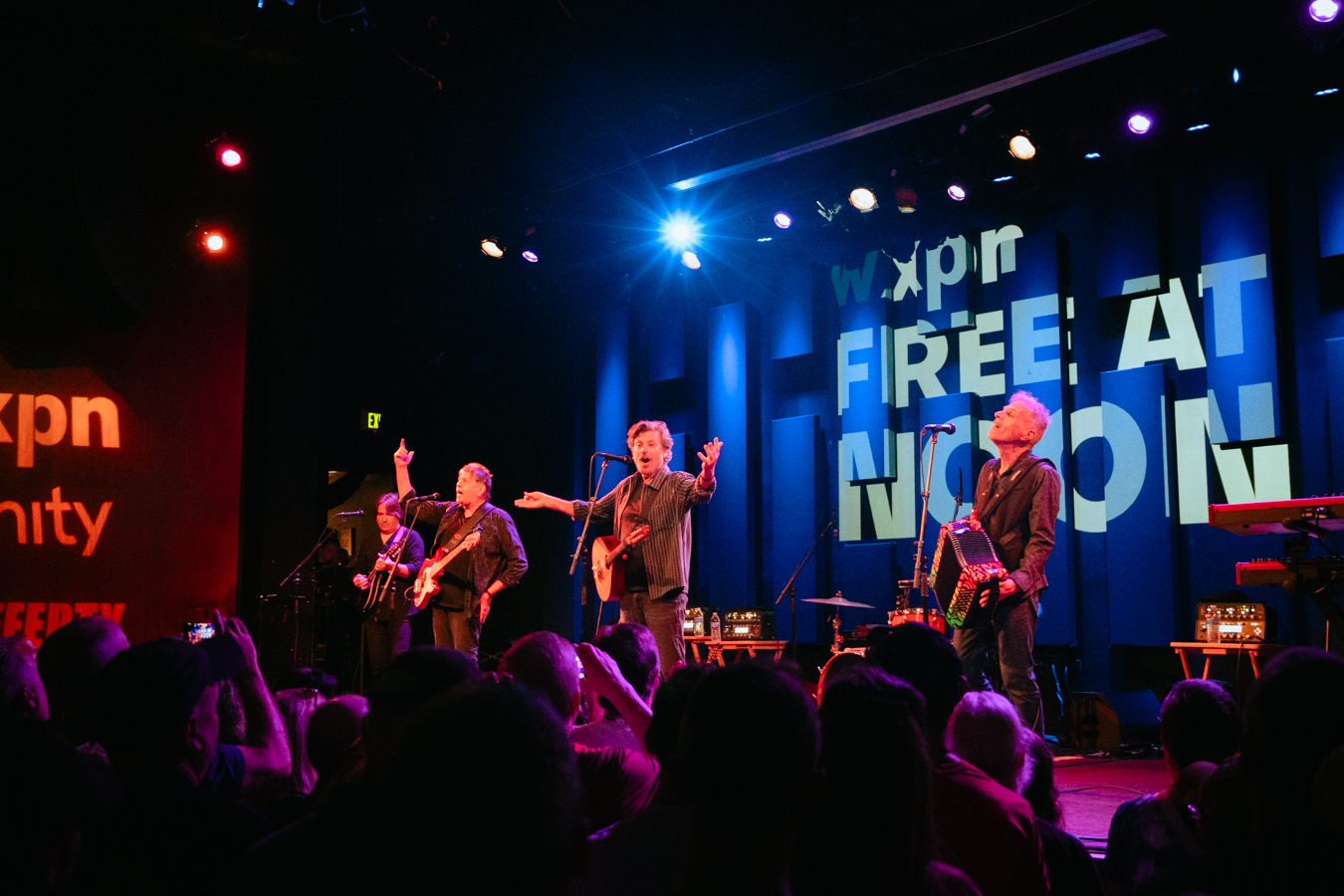 Scenes from our 1000th Free At Noon, starring The Hooters - WXPN ...